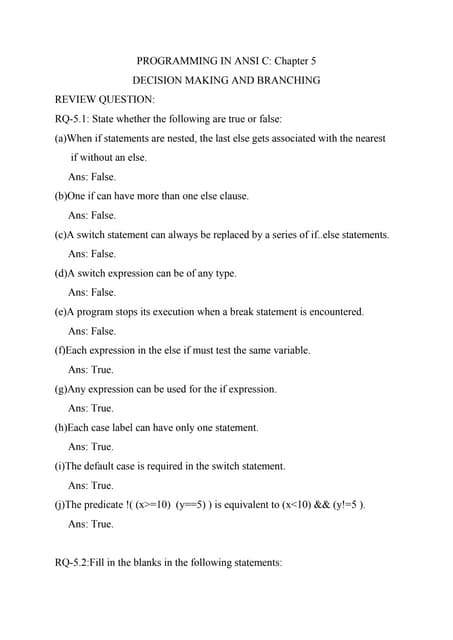 Chapter 5 Balagurusamy Programming Ansi In C Pdf