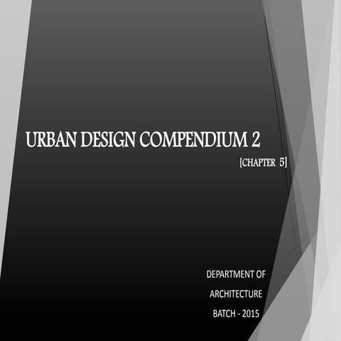 URBAN DESIGN COMPENDIUM 1 | PPTX