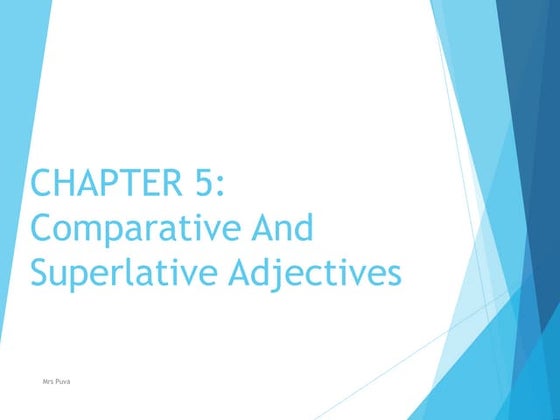 grammar presenation comparative & superlative | PPT