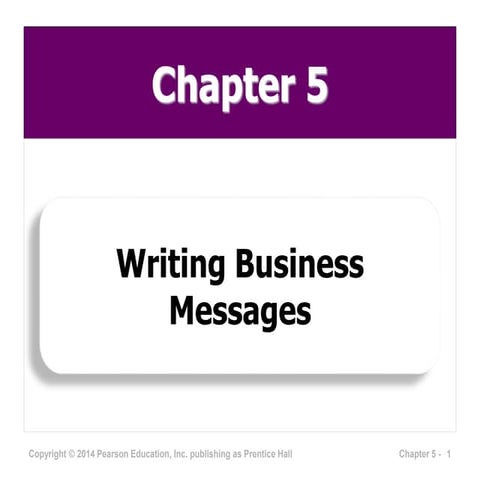 Writing Business Messages in business communication | PDF
