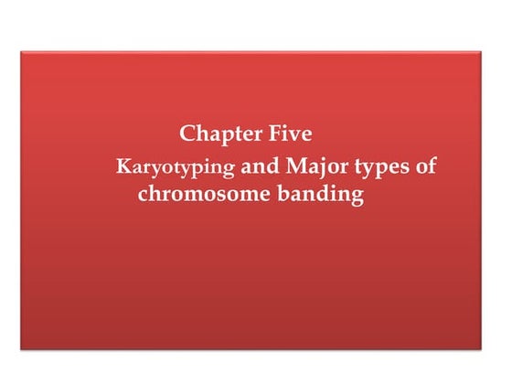 Chromosomal banding technique | PPT
