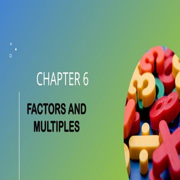 Year 6 Maths Powerpoint- Finding Factors | PPTX