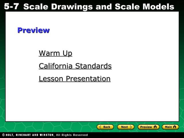 Scale drawings-and-scale-models-ppt | PPT