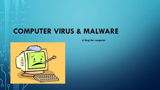 Computer Introduction Computer Viruses Lecture04 Ppt 5245