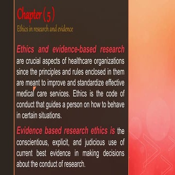 Ethics in research | PPTX