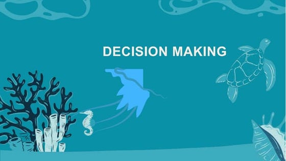 Decision Making (Engineering Management) | DOCX