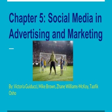 Chapter 5 social media in advertising and marketing | PPT