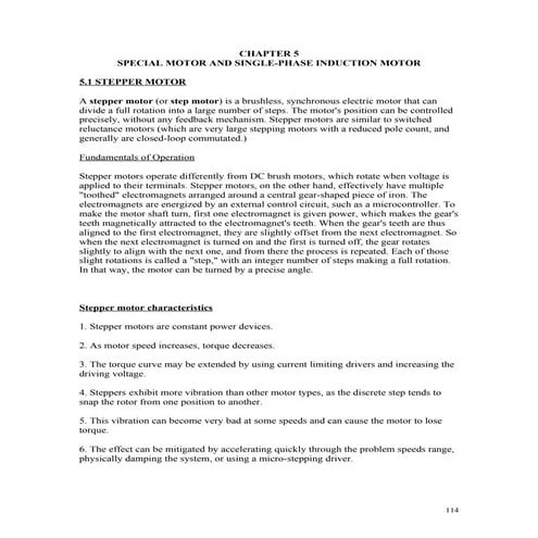 Chapter 5 special motor | DOC