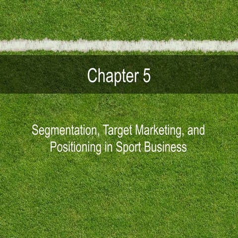 Sport Marketing Chapter 5 After | PPT