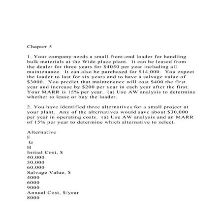 Chapter 51. Your company needs a small front-end loader .docx