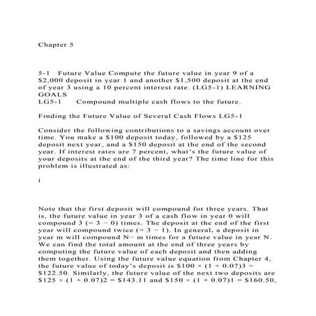 Chapter 5 5-1 Future Value Compute the future value in y.docx