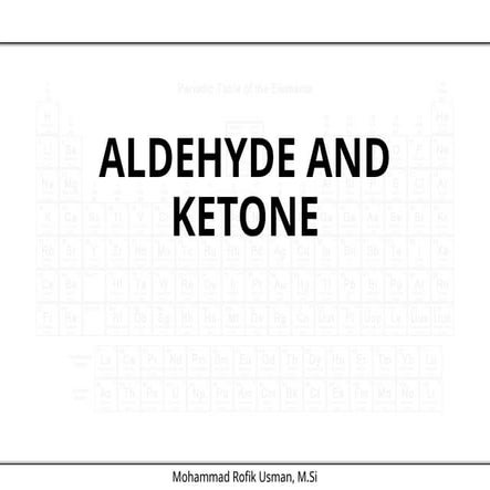 Organic Chemistry PPT Chapter 5 Aldehyde and Ketone.pptx