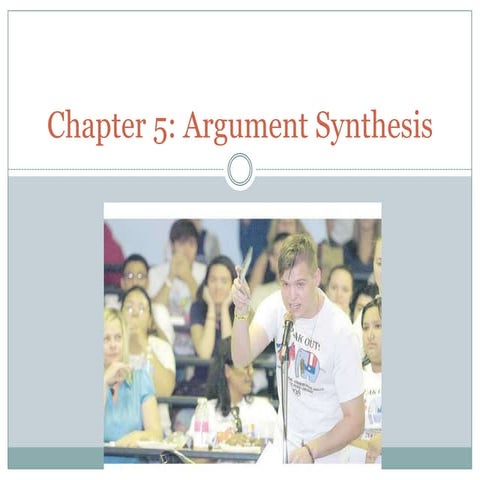 Chapter 5 argument | PPT