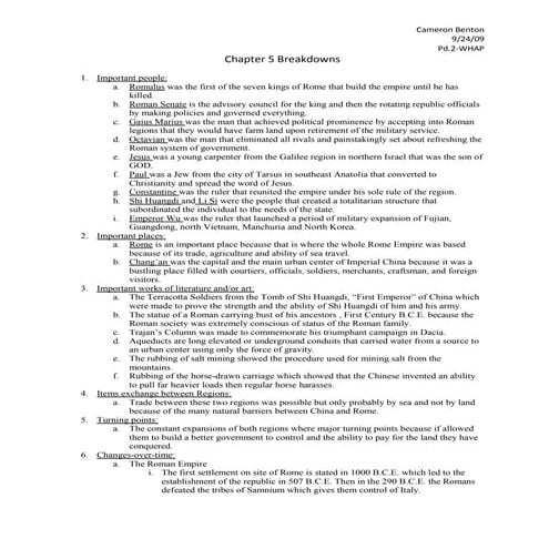 Chapter 5 Breakdowns | PDF