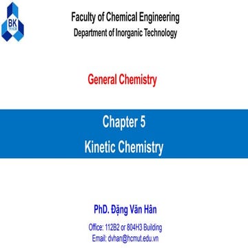 Chapter 5_Chemical Kinetics_ GENERAL_ CHEMISTRY | PPT