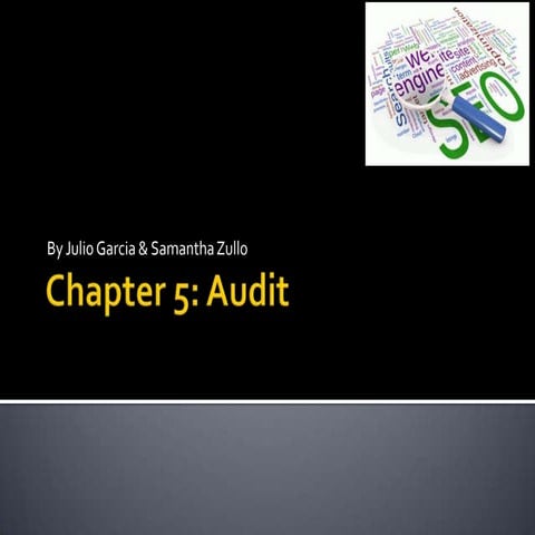 Chapter 5 content audit | PPTX