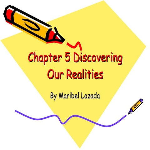 Discovering our reality | PPTX