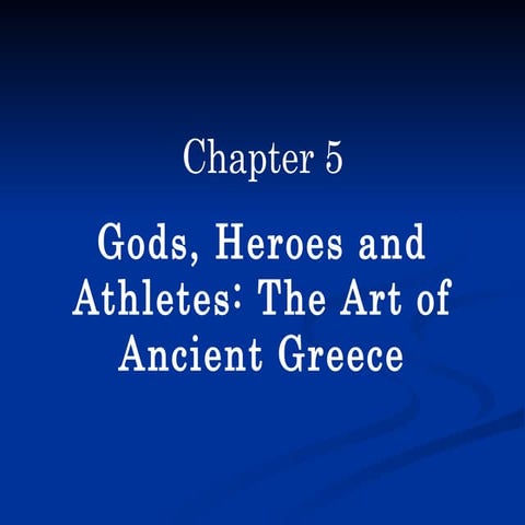 Ancient Greece--Ch.5 | PPT