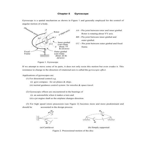 Chapter 5 gyroscope | PDF
