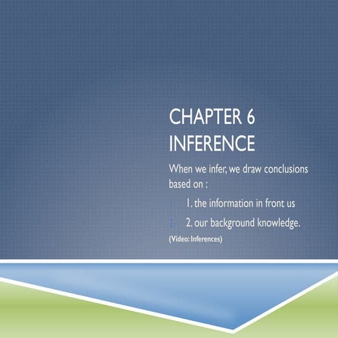 Chapter 6 inferences | PDF
