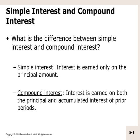 Chapter 5 interest | PPT