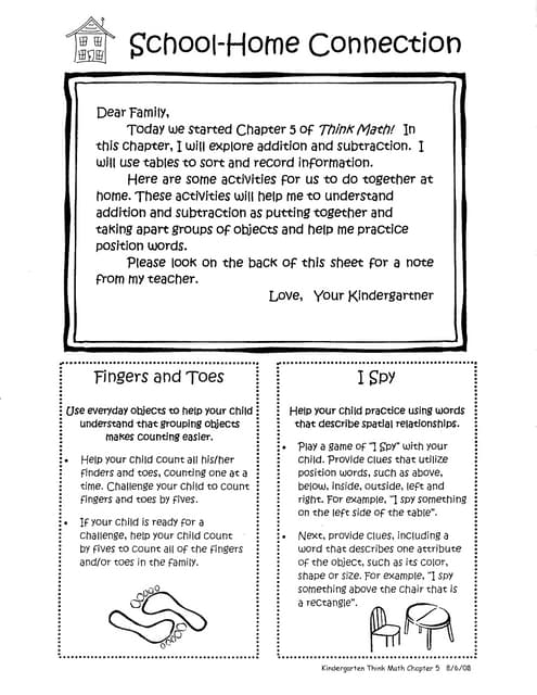 Second Step Take Home Letter 1 | PDF