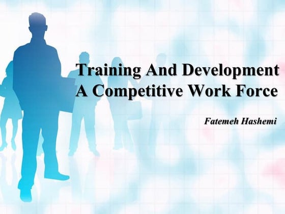 Training & development | PPTX