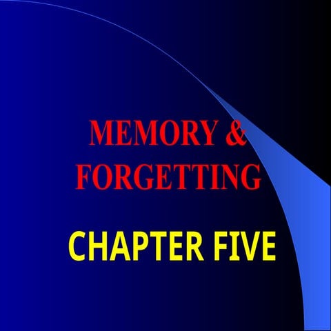 chapter 5 Memory and forgetting powerpoint.pptx