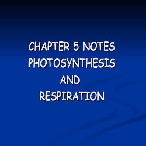 Chapter 5 notes | PPT