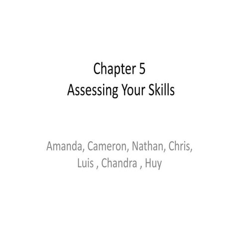 Chapter 5 overview | PPT