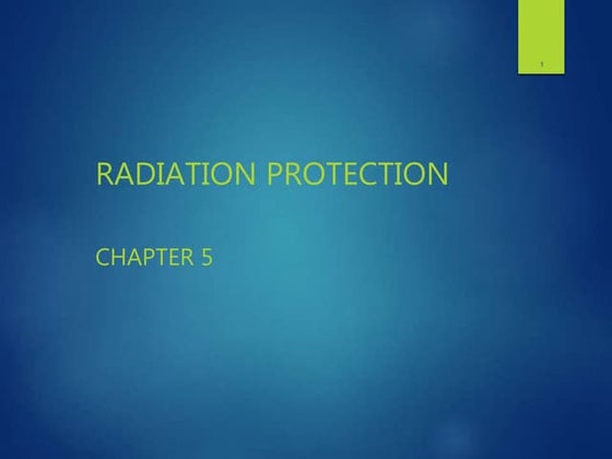 Principles Of Radiation Protection | PPTX | Medical Tests | Medical Health