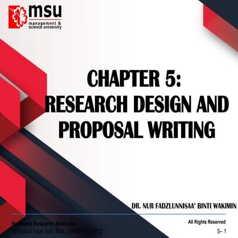 Chapter 5 Research Design and Proposal Writing.ppt
