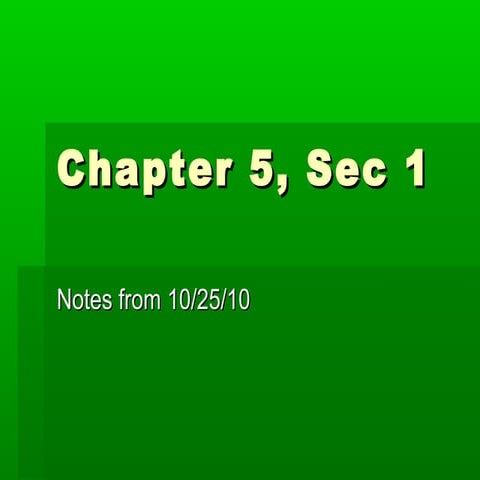 Physical Science: Chapter 5, sec 1 | PPT