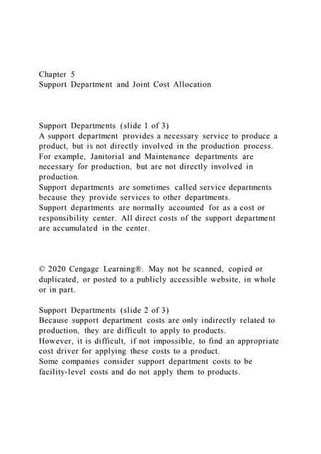 Cost Accounting: Overhead Problems and Solutions | PDF | Business Accounting & Finance | Business