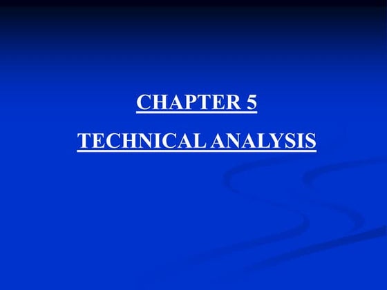 Technical analysis in project management | PPTX
