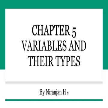 Types of variables in statistics