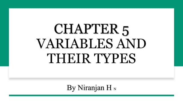Types of Variables - Independent, Dependent ,Extraneous ,Intervening ,Moderator | PPTX