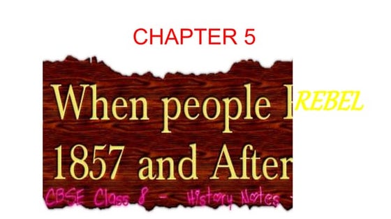 Revolt of 1857 | PPT