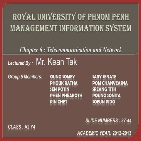 Chapter6 | PPTX | Computer Networking | Computing
