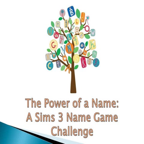 The Power of a Name: A Sims 3 Name Game Challenge, Chapter 6 | PDF