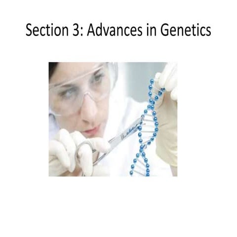 Chapter 6.3 modern genetics | PPT