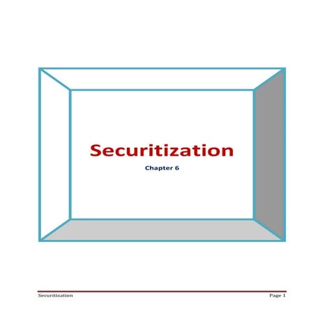 Concept of Securitization | PDF