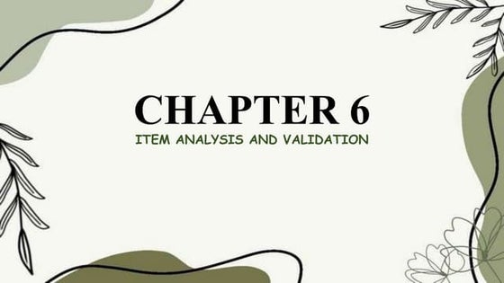 Item analysis ppt | PPTX | Standardized Testing | Educational Assessment