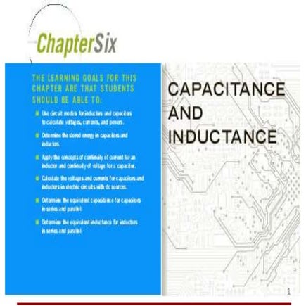 Chapter 6 Pptx Linear Circuit Analysis Capacitor Ppt