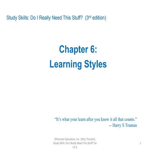Chapter 6.ppt study and personal skills presentation | PPT