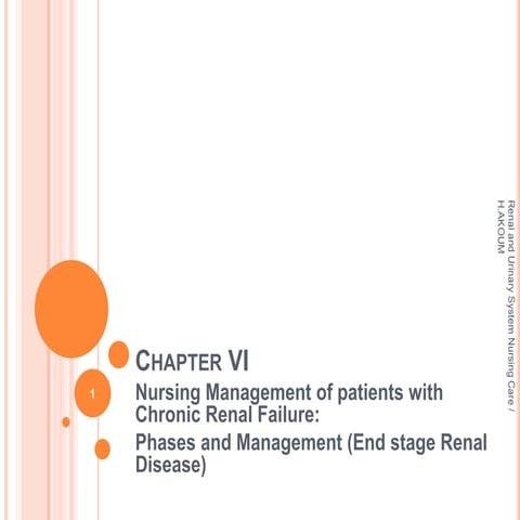 Chronic Renal Failure: phases and management | PPT