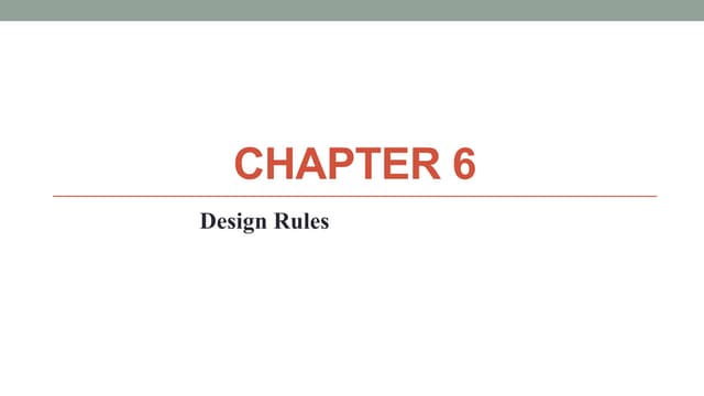 HCI 3e - Ch 7: Design rules | PPT