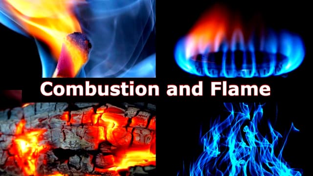 Combustion And Flame, Class 8 | PPTX