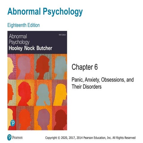 Chapter 6 Panic, Anxiety, Obsession, and Disorders | PPTX