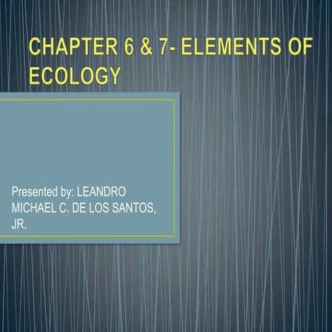 Chapter 6 7 ecology | PPT